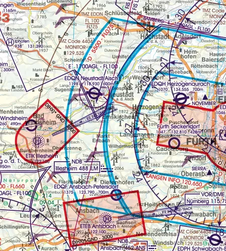 Germany South VFR ICAO Chart 2026 | Charts