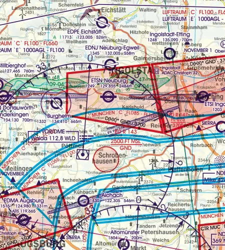 Germany South VFR ICAO Chart 2026 | Charts