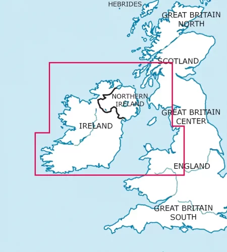 Ireland VFR ICAO Chart 2026 | Visual Flight | Aeronauical Chart