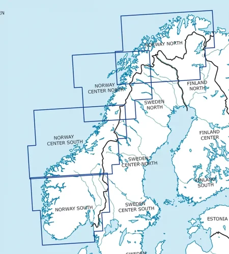 Norway North VFR ICAO Chart 2025 | Scandinavia