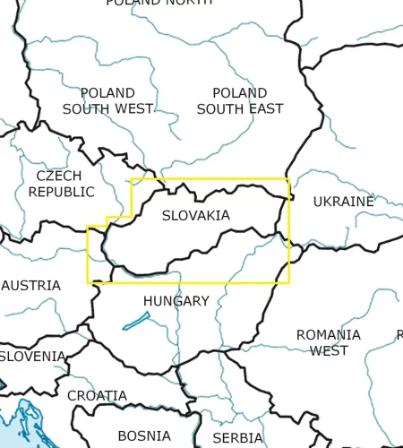 Slovakia VFR ICAO Chart 2026